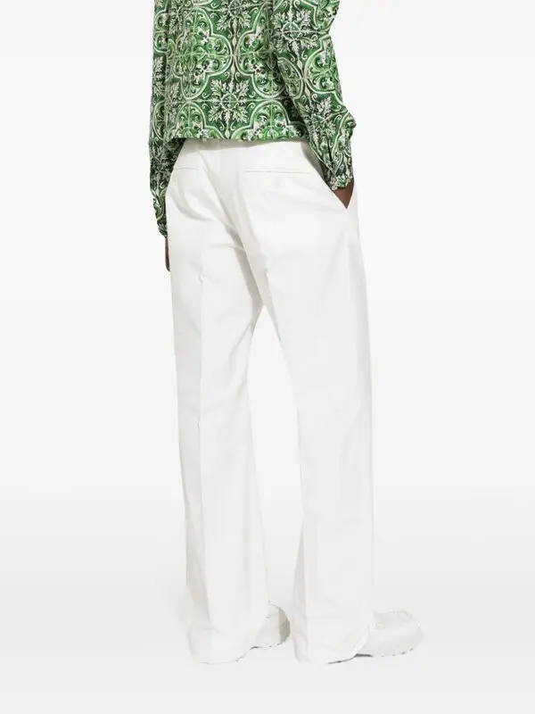 Dolce & Gabbana Pressed-crease Straight-leg Trousers
