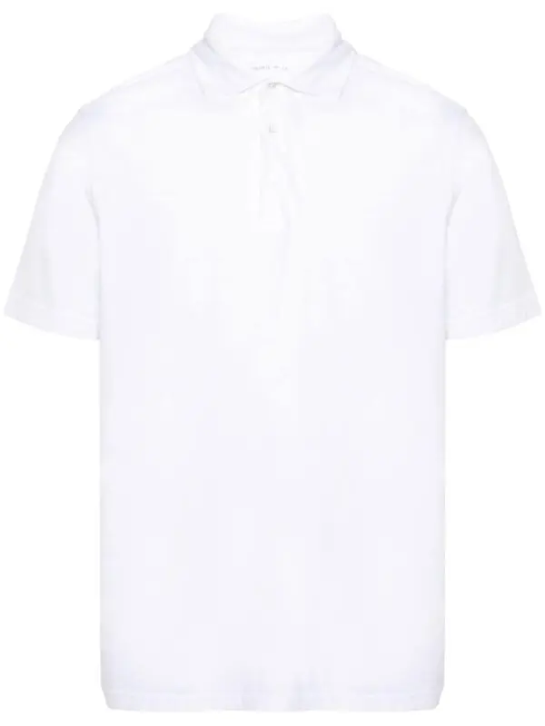 Fedeli Zero Jersey Polo Shirt - White