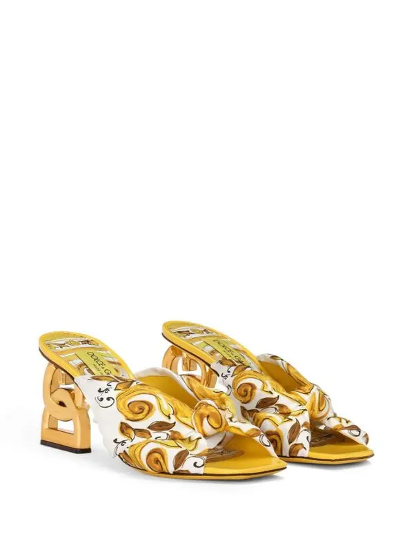Dolce & Gabbana 75mm Majolica-print Sandals