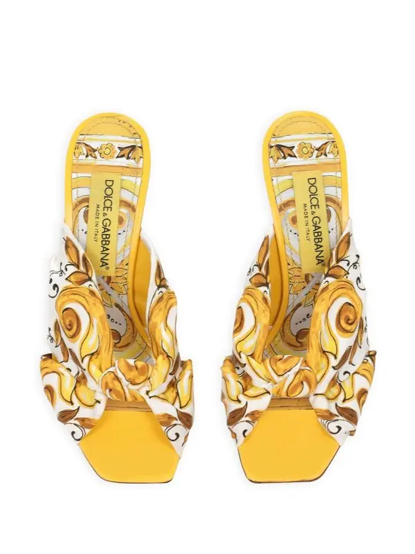 Dolce & Gabbana 75mm Majolica-print Sandals