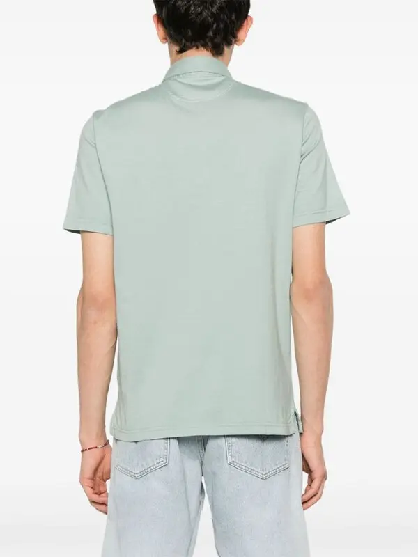 Fedeli Zero Cotton Polo Shirt - Green