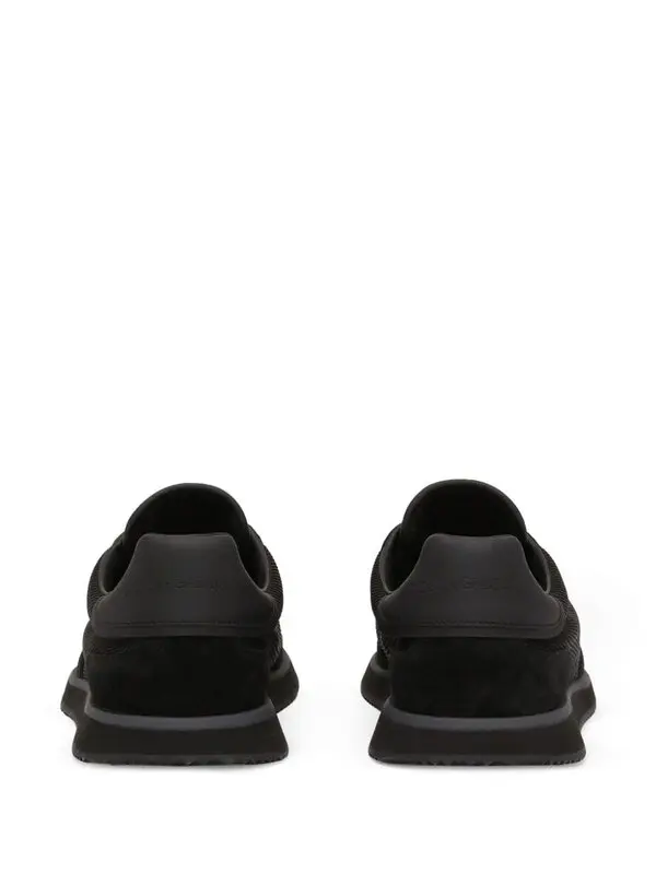 Dolce & Gabbana Cushion Mixed-material Sneakers - Black