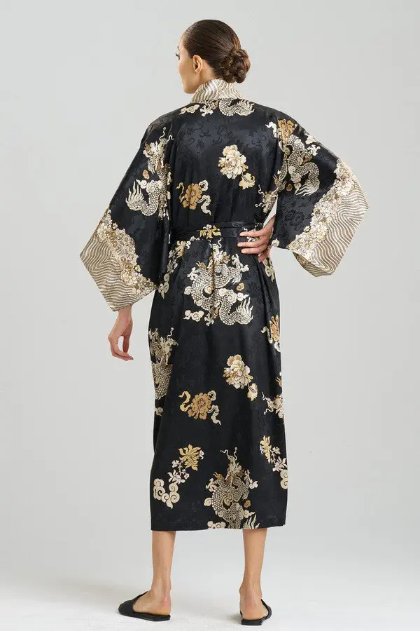Natori Imperial Dragon Jacquard Robe
