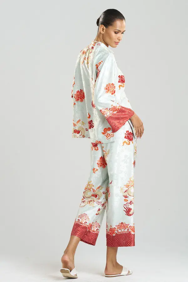 Natori Imperial Dragon Jacquard Mandarin Pj