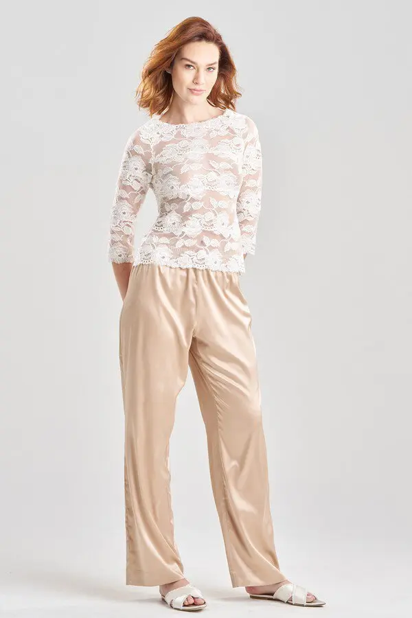 Natori Imagine Allover Lace Top