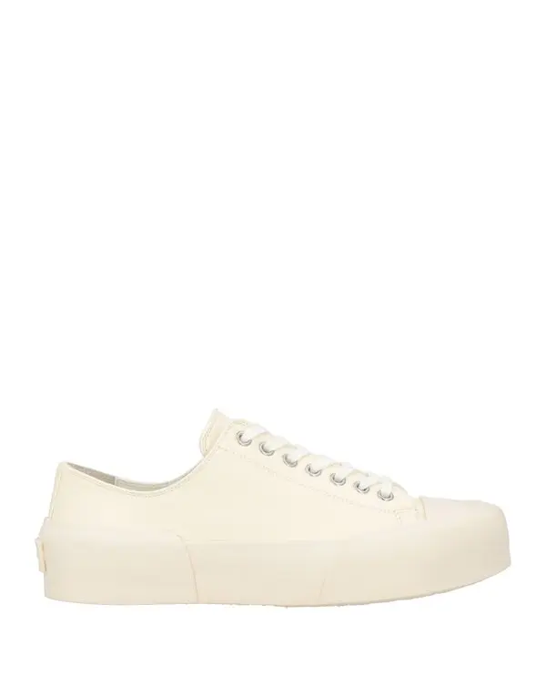 JIL SANDER Leather Low-top Sneakers - White