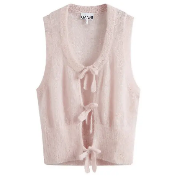GANNI Tie String Vest
