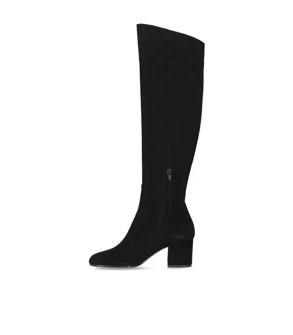 VIA ROMA 15 Suede Heeled High Boots