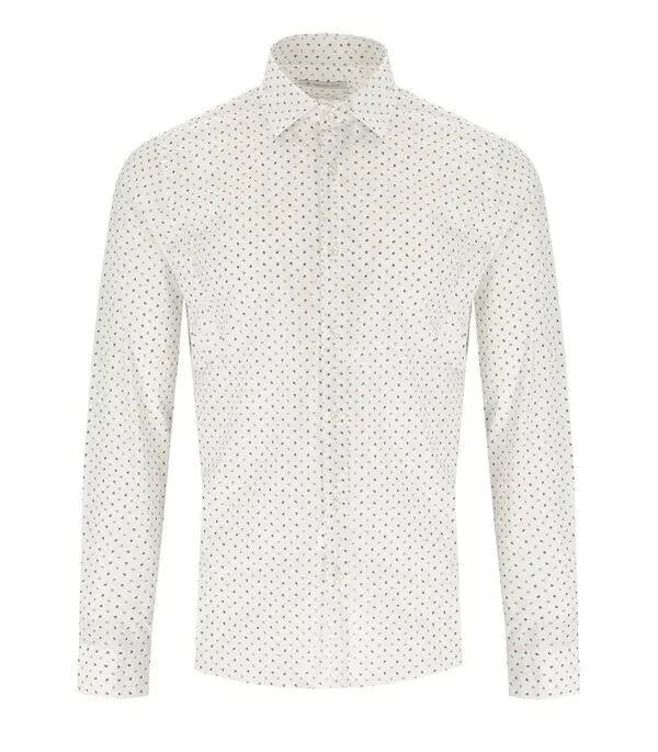 MANUEL RITZ Patterned Shirt - White