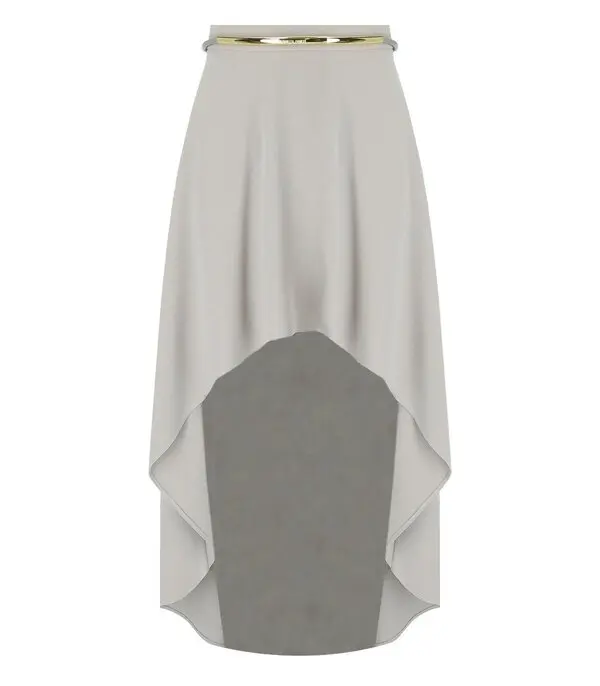 Elisabetta Franchi Asymmetric Skirt With Belt
