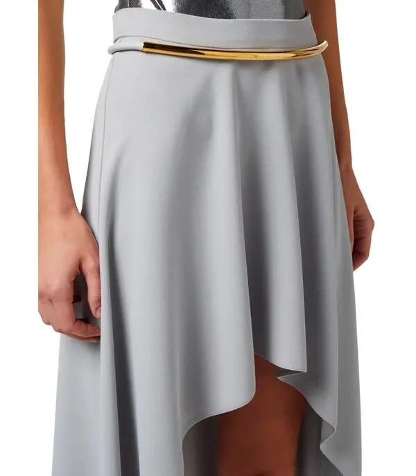 Elisabetta Franchi Asymmetric Skirt With Belt