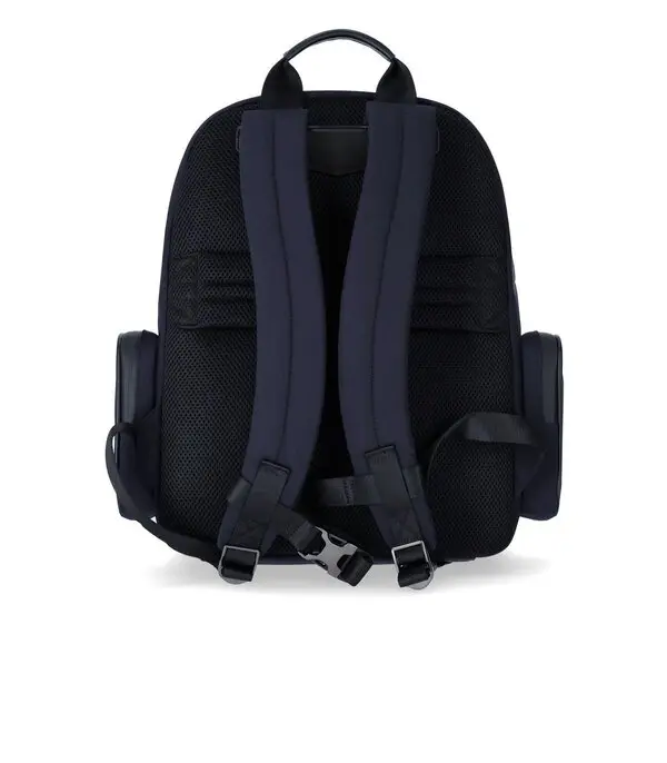 Emporio Armani Travel Essential Navy Backpack - Blue  display picture 3