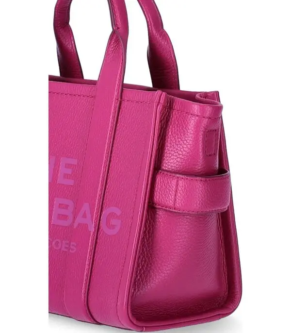Marc Jacobs The Leather Small Tote Lipstick Pink Handbag