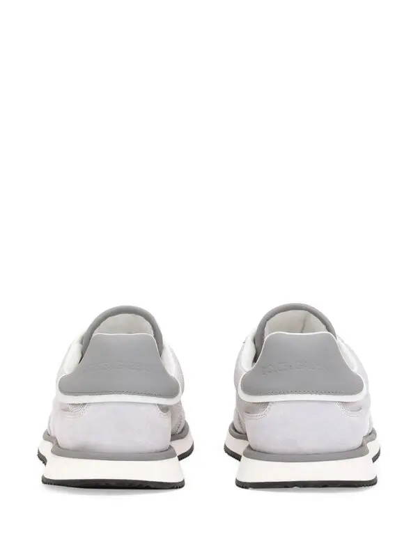 Dolce & Gabbana Mixed-material Dg Cushion Sneakers - Grey