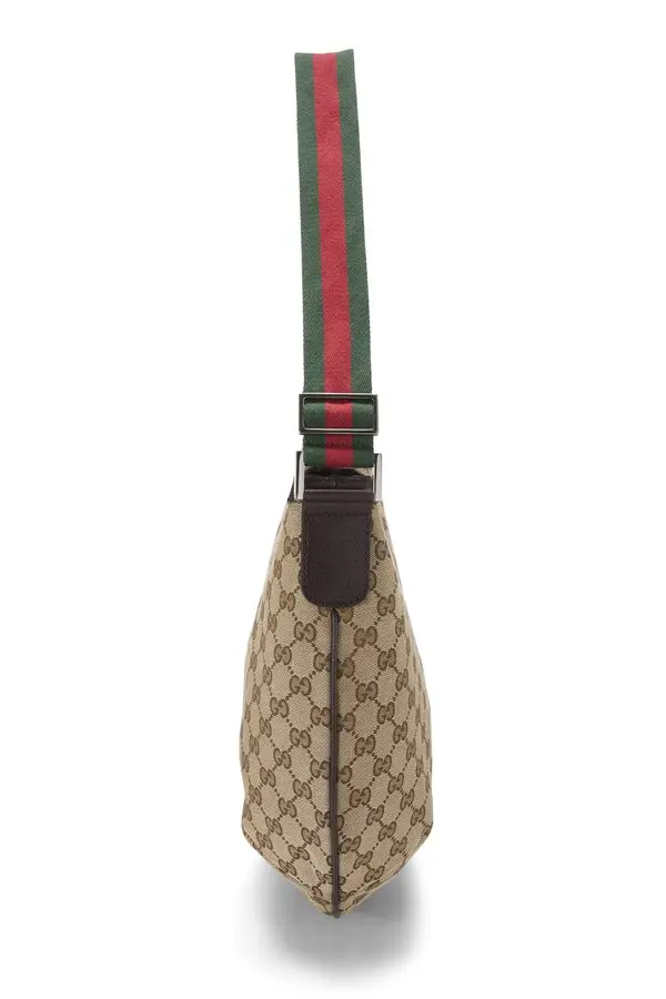 Gucci Original Gg Canvas Web Round Messenger