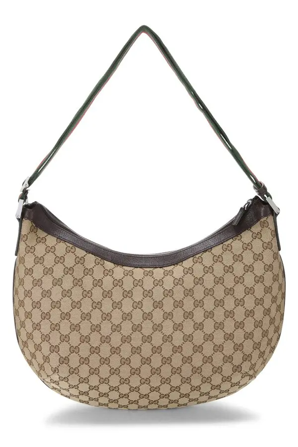 Gucci Original Gg Canvas Web Round Messenger