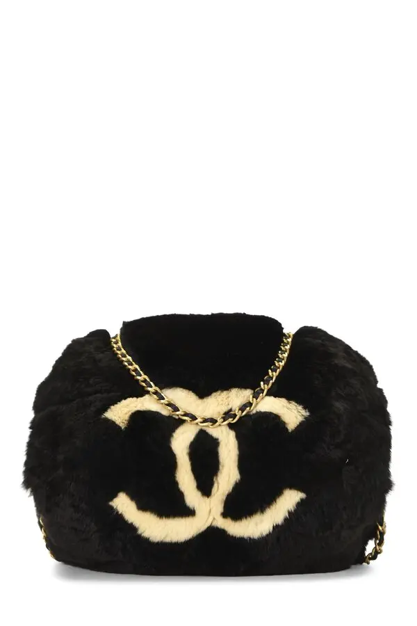 Chanel Lapin Muffler - Black