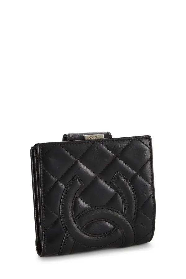 Chanel Quilted Calfskin Cambon Compact Wallet