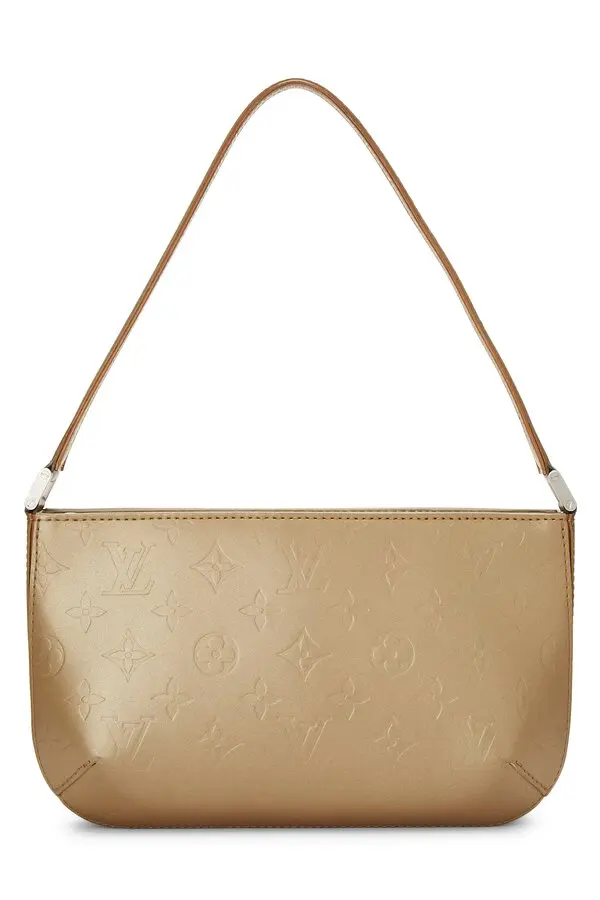 LOUIS VUITTON Monogram Vernis Mat Fowler - Beige