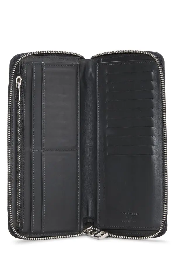 LOUIS VUITTON Damier Cobalt Zippy Vertical Wallet - Blue