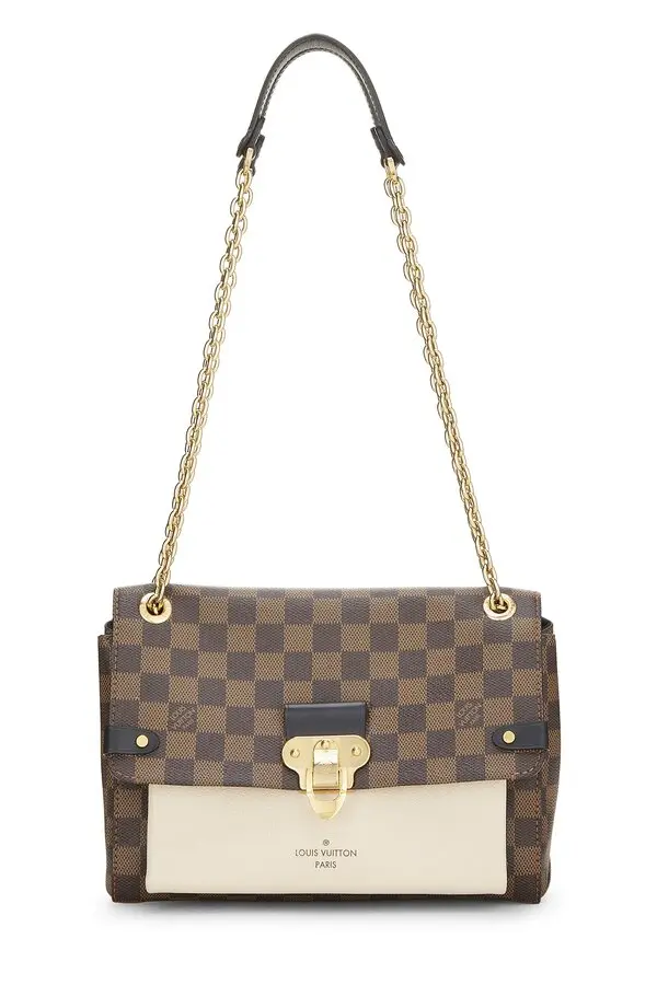 LOUIS VUITTON Damier Ebene Vavin Nm - Beige