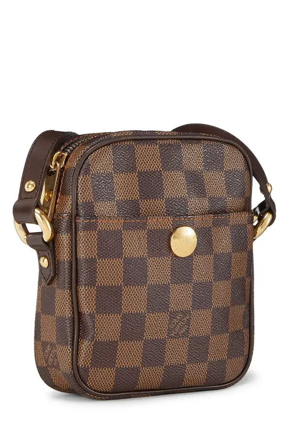 LOUIS VUITTON Damier Ebene Rift Crossbody Bag - Brown