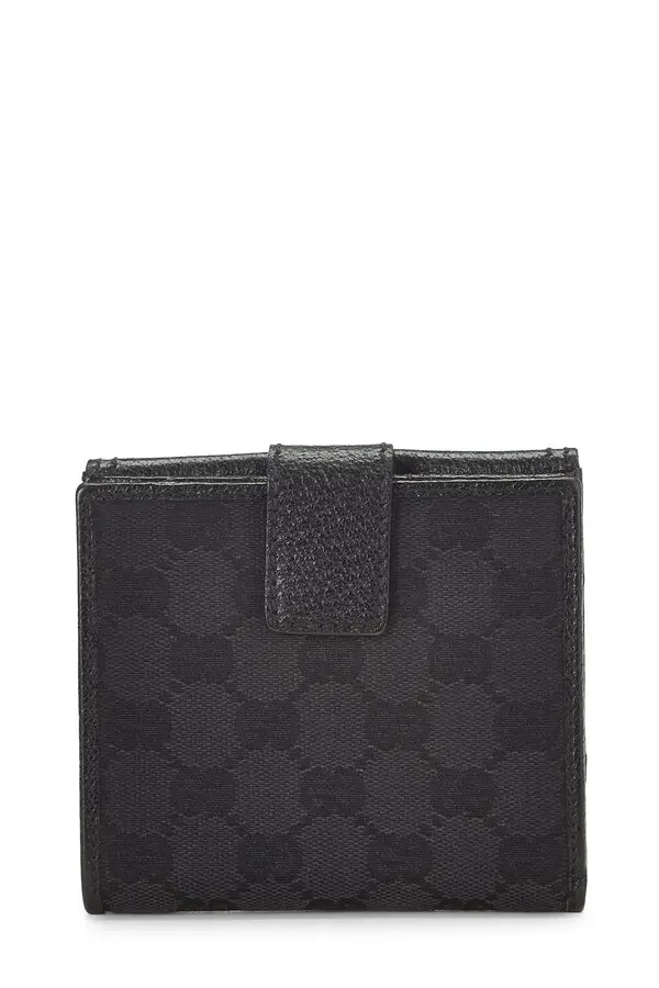 Gucci Original Gg Canvas Bamboo Compact Wallet