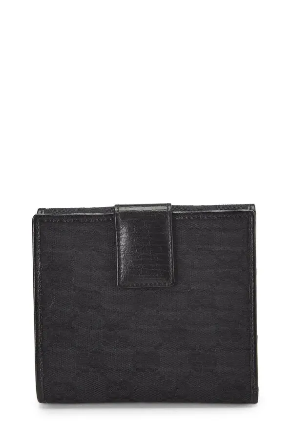 Gucci Original Gg Canvas Bamboo Compact Wallet