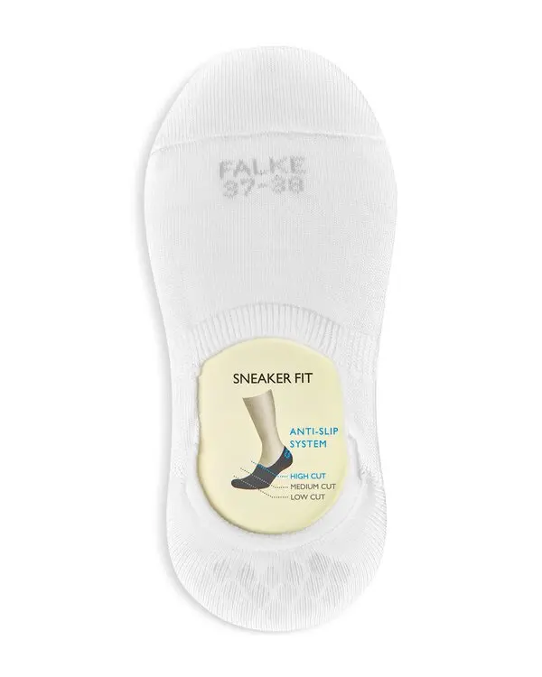 Falke High Cut Anti Slip Ankle Socks - White