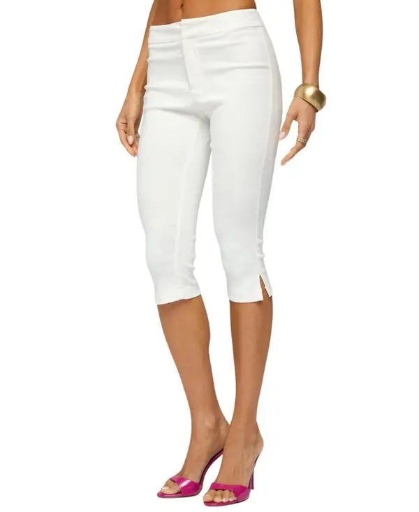 EDIKTED Sarafina Capri Pants - White