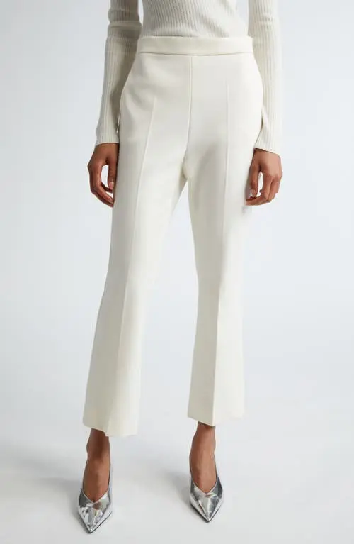 Max Mara Parata Flare Leg Trousers - Vanilla