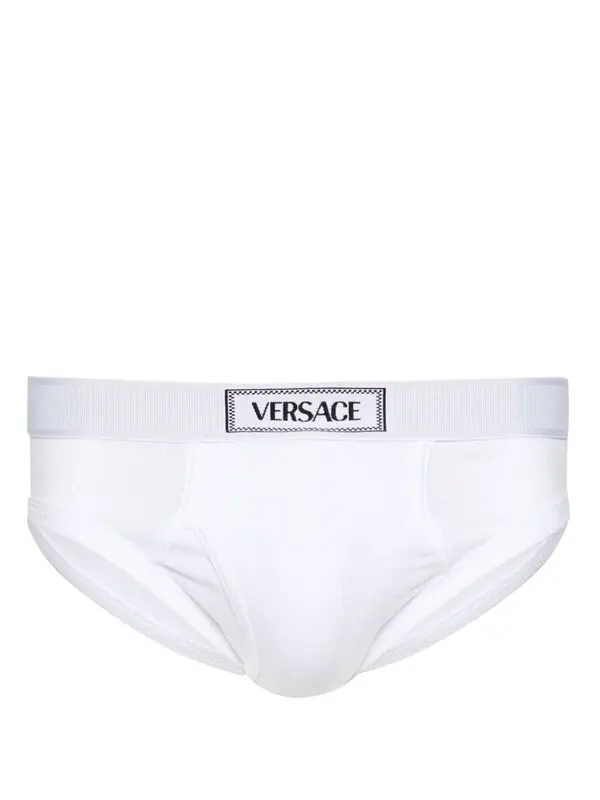 Versace 90s Logo Briefs - White