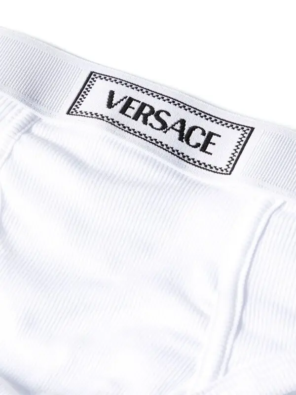 Versace 90s Logo Briefs - White