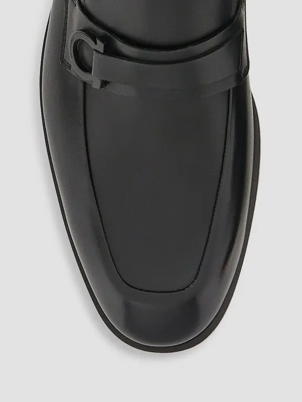 FERRAGAMO Florio Leather Loafers