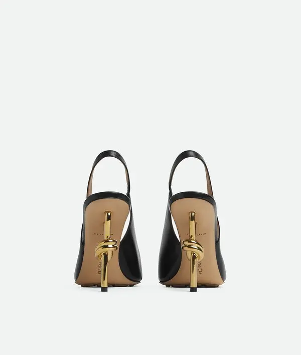 Bottega Veneta Knot Slingback Pump - Black
