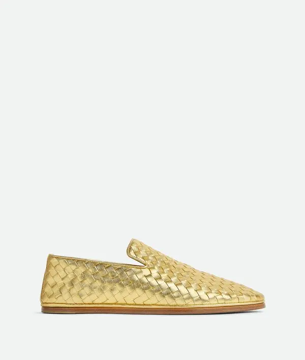 BOTTEGA  VENETA Bottega Veneta Laminated Intrecciato Slipper