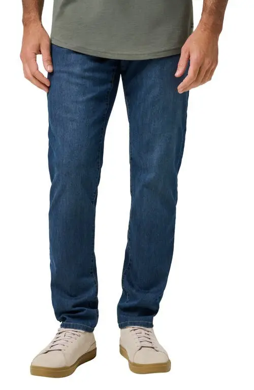Travis Mathew Legacy Featherweight Straight Leg Jeans - Mid Blue