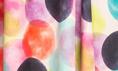 BUXOM COUTURE Polka Dot Maxi Dress - Violet Multi