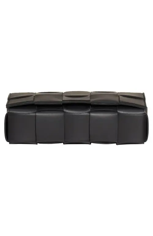 Bottega Veneta Intrecciato Leather Crossbody Bag - Nero