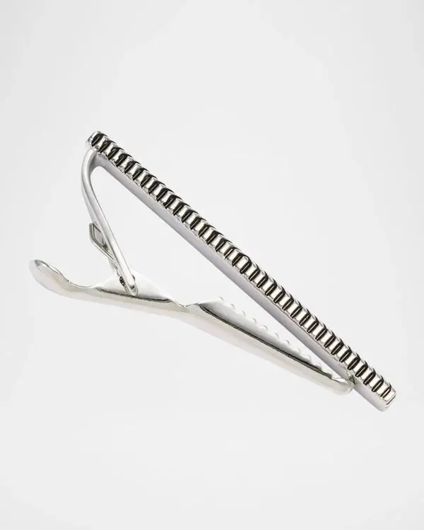 LINK UP Apos;s Obsidian Wavy Frame Tie Bar