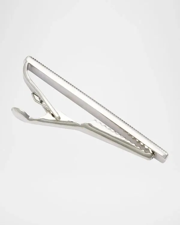 LINK UP Apos;s Mother-of-pearl Dotted Frame Tie Bar