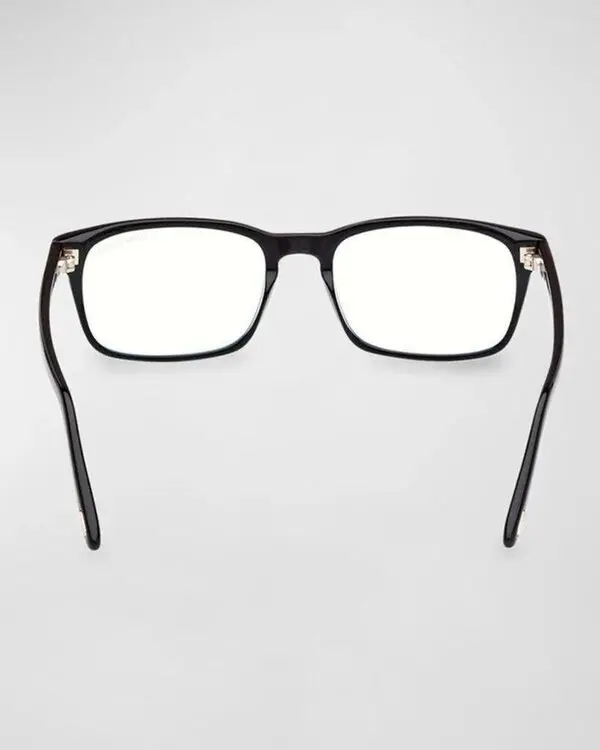 TOM FORD Blue Light Blocking Rectangle Eyeglasses