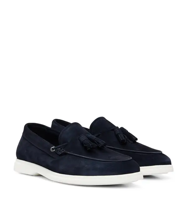 BOSS Suede Tassel Loafers