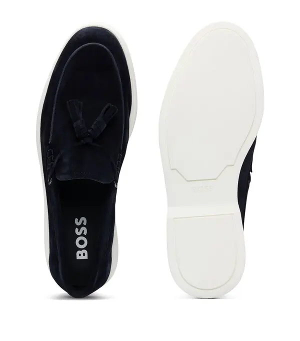 BOSS Suede Tassel Loafers