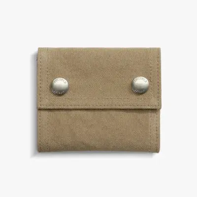 Shinola Canvas Wallet Smoke - Taupe