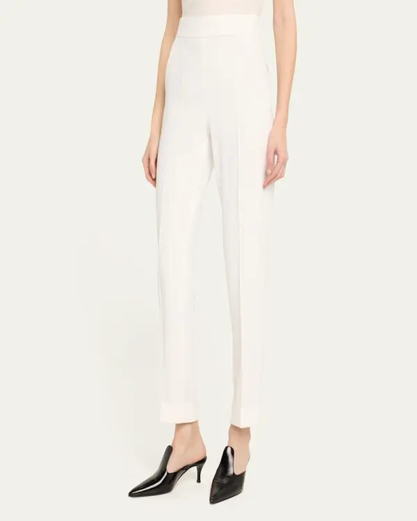 Akris Straight Leg Wool Pants