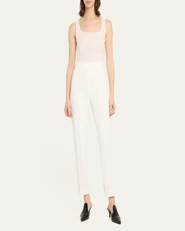 Akris Straight Leg Wool Pants