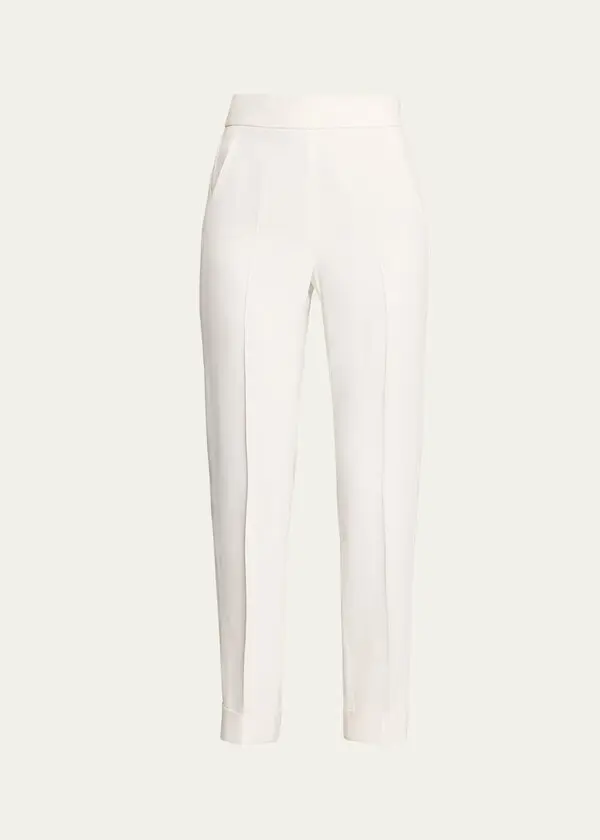 Akris Straight Leg Wool Pants