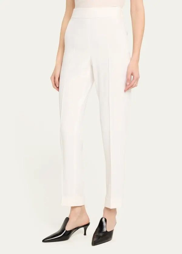 Akris Straight Leg Wool Pants
