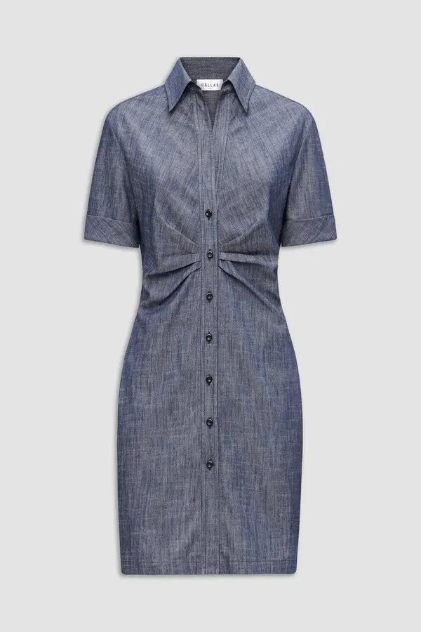 CALLAS MILANO Ondine Shirtdress - Black